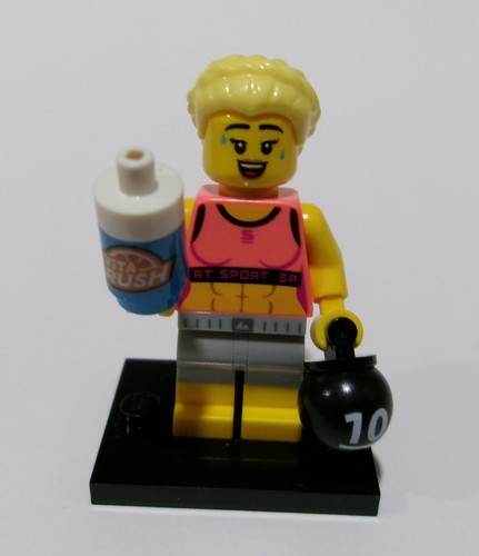 LEGO Minifigure Series #25 Fitness Instructor with Weight & Drink ...
