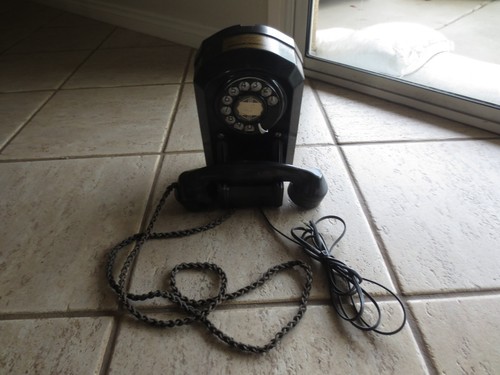 Vintage Bakelite Monophone Rotary Dial Wall Mount Telephone Art Deco ...
