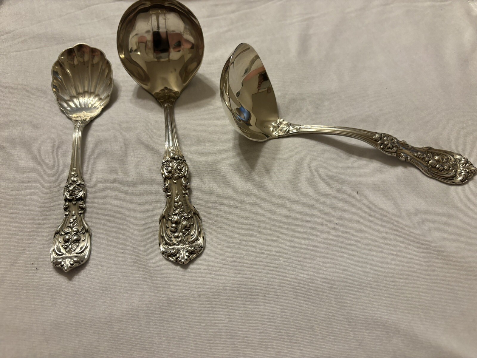 reed and barton francis 1st sterling silver 85 Pc Set, 8 Full Place ...