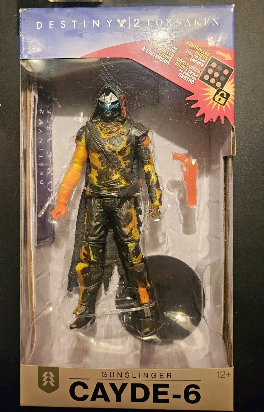 BNIB Cayde-6 Figure & Controlled Chaos Emblem - Destiny 2 - McFarlane ...