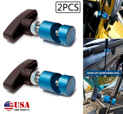 2X Car Hood Lift Rod Support Clamp Shock Prop Strut Stopper Retainer ...