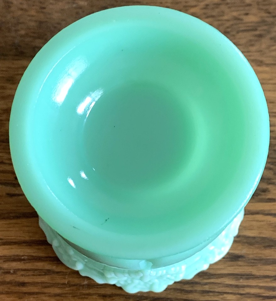 EAPG Tarentum Jadeite Green Glass Spooner Victoria Pattern | eBay
