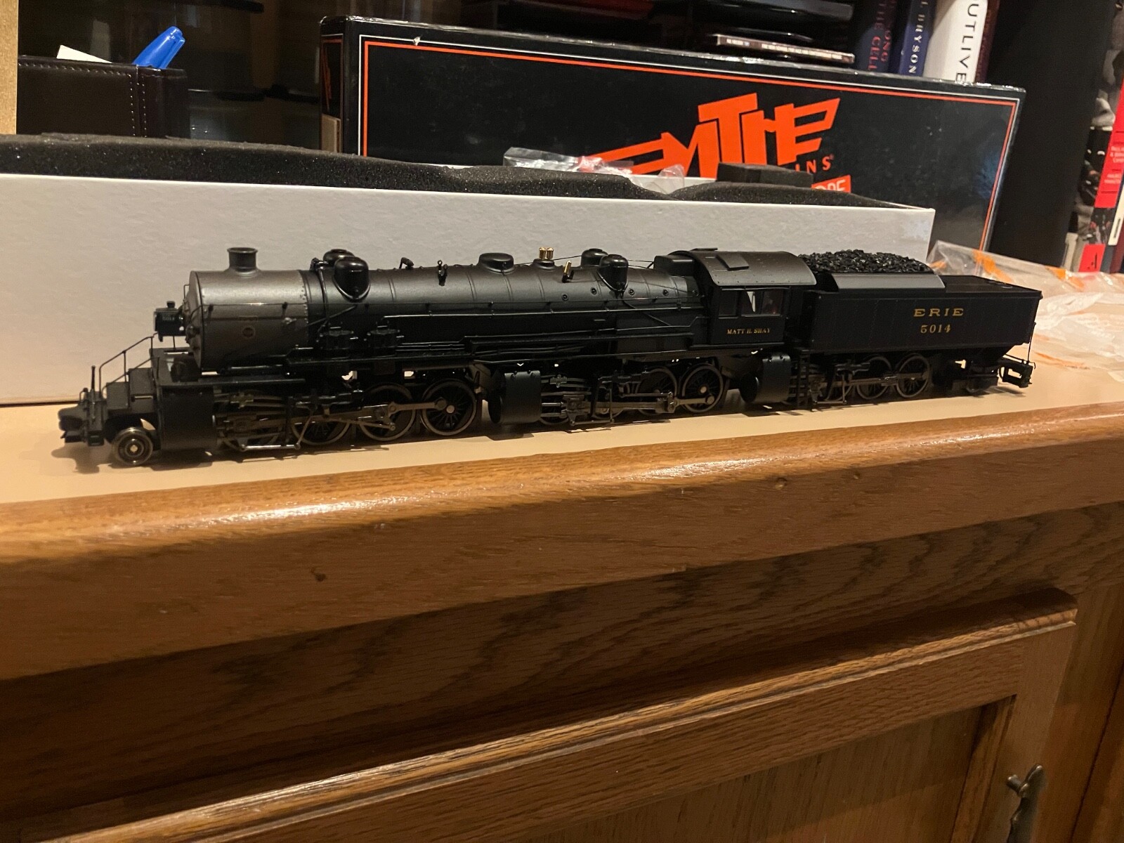 SUPER RARE Erie Triplex Matt H. Shay 2-8-8-8-2 HO Scale DCC Sound By ...