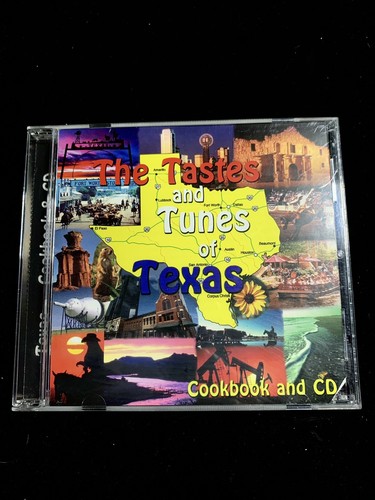 NEW The Taste And Tunes Of Texas Cookbook And Music CD BBQ Steak Chili ...