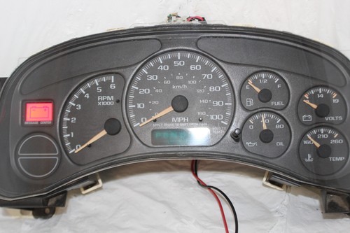 Speedometer Instrument Cluster 00-02 Silverado/Yukon/Tahoe/Sierra ...