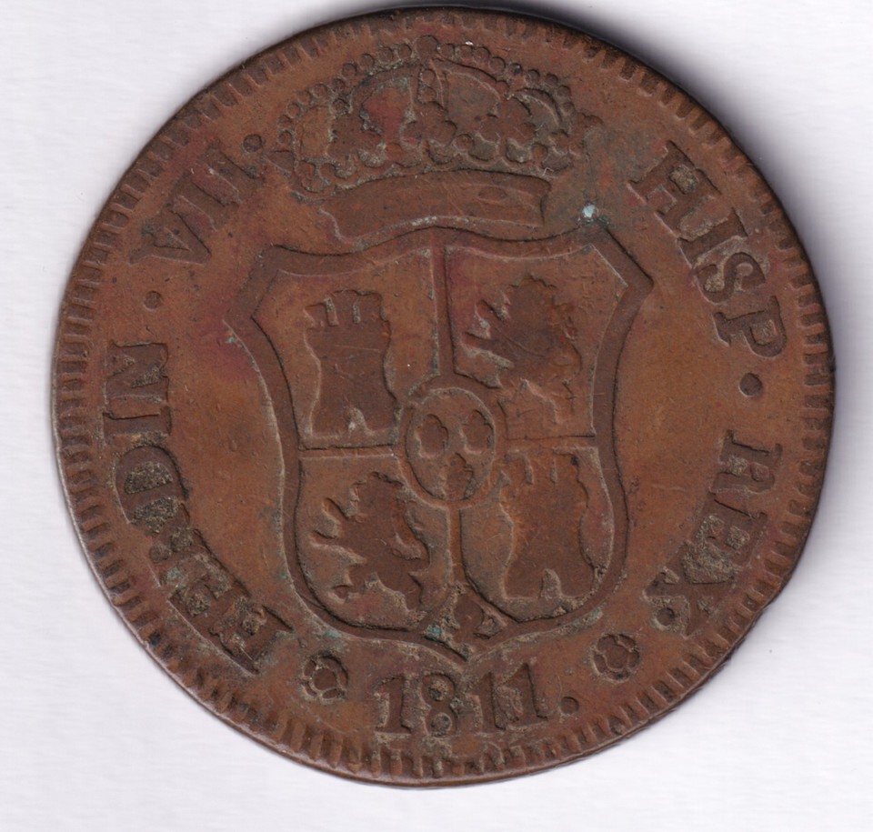 Currency 6 Quarters Fernando VII - Year 1811 - Catalonia | eBay