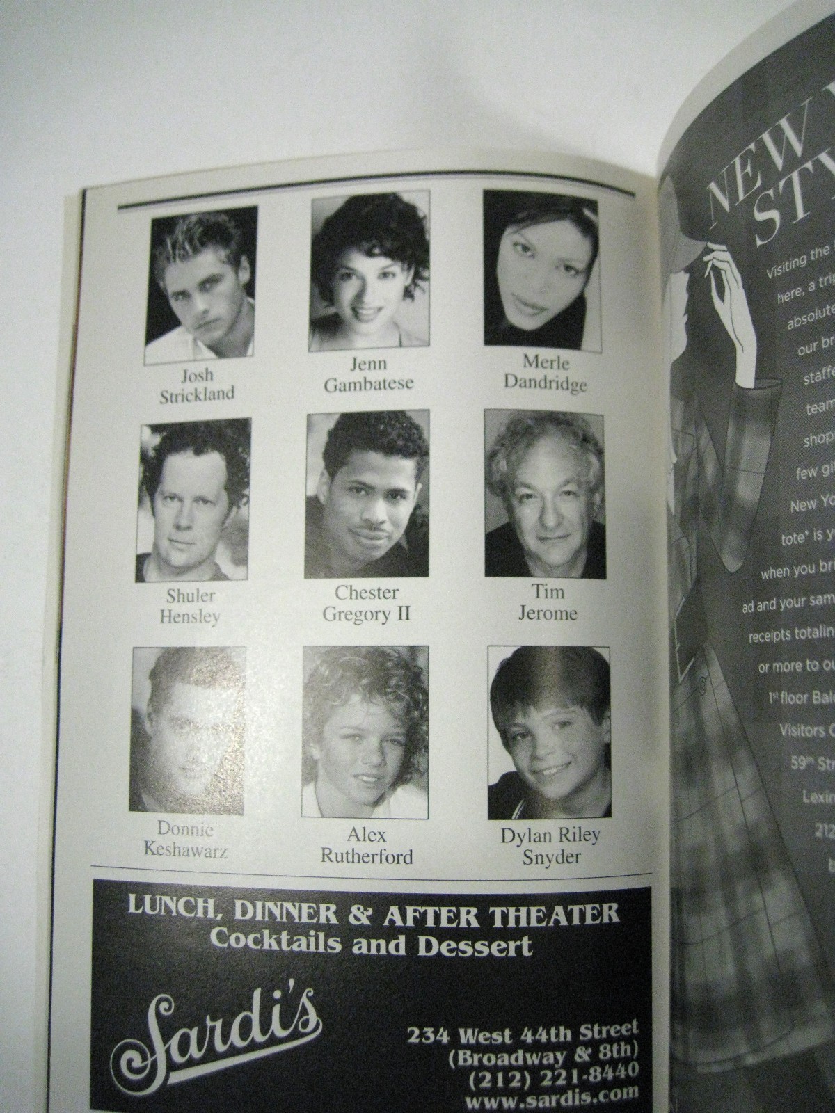 Tarzan Playbill October 2006 Richard Rodgers Theater Ticket Joshua ...