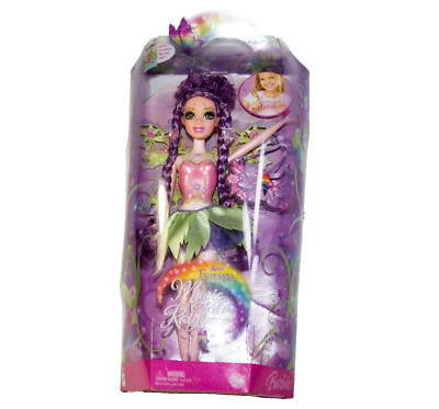 Barbie Fairytopia Glee Doll Magic of the Rainbow 2006 Purple Hair With ...