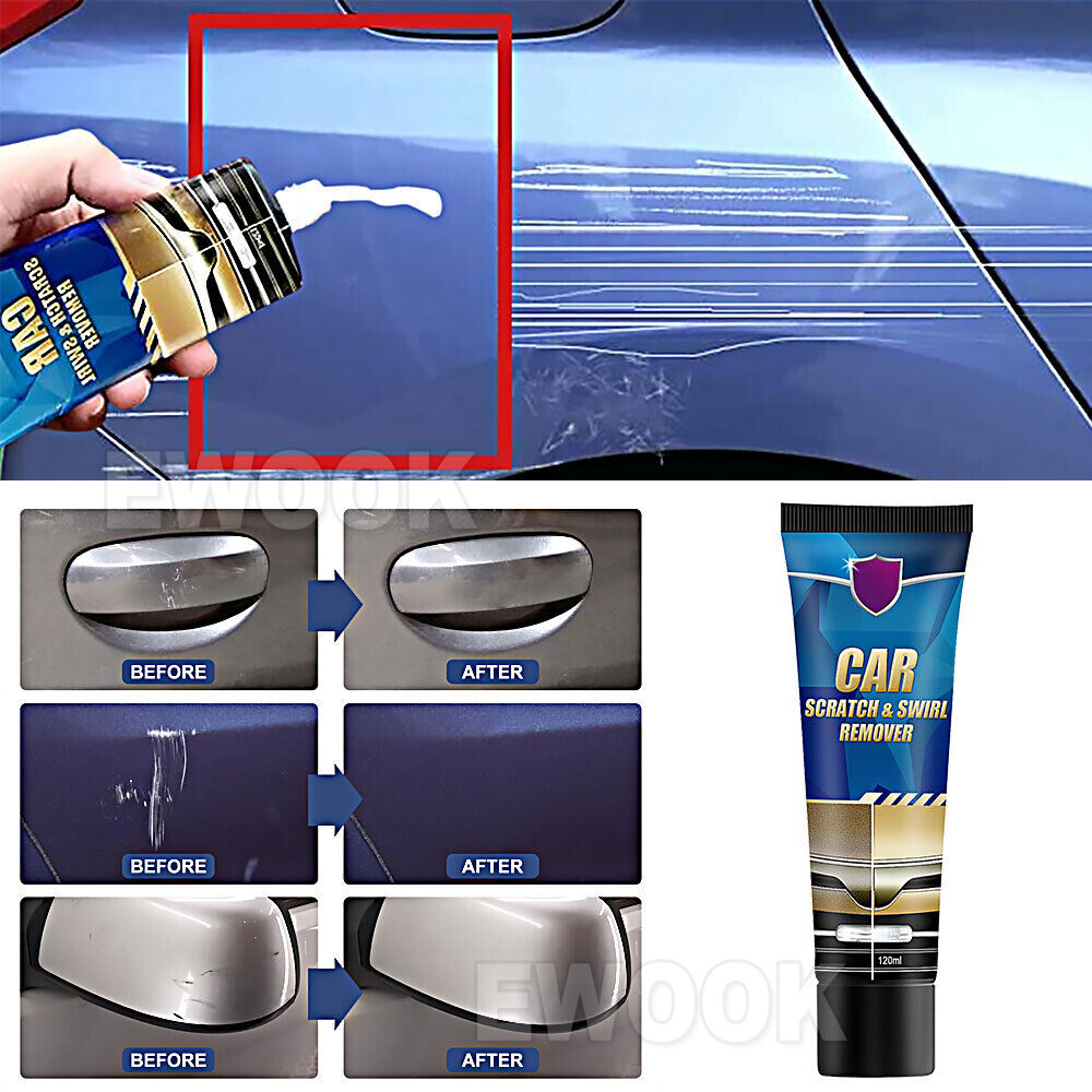Car Scratch Repair Kit Polishing Wax Cream Paint Scratch Remover Care ...