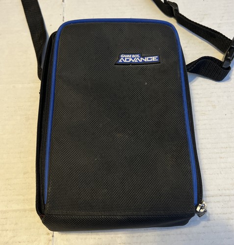 Nintendo Game Boy Advance Travel Carrying Case Bag Shoulder Strap Black ...