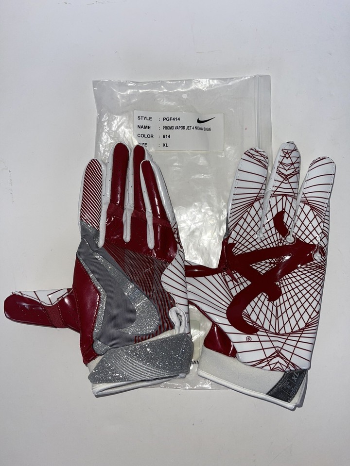 NIKE ALABAMA CRIMSON TIDE TEAM ISSUED PROMO VAPOR JET 4 NCAA FOOTBALL ...