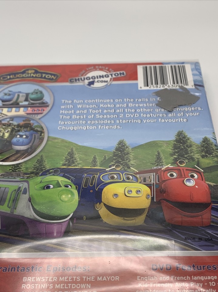 Chuggington Best Of Season 2 Dvd Like New Sealed Rare Train Engine Show ...