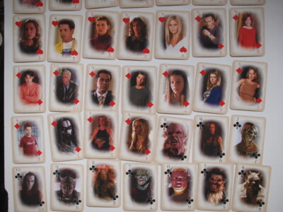 Buffy The Vampire Slayer Full deck of 52 + 3 Playing Cards vintage 2003 ...