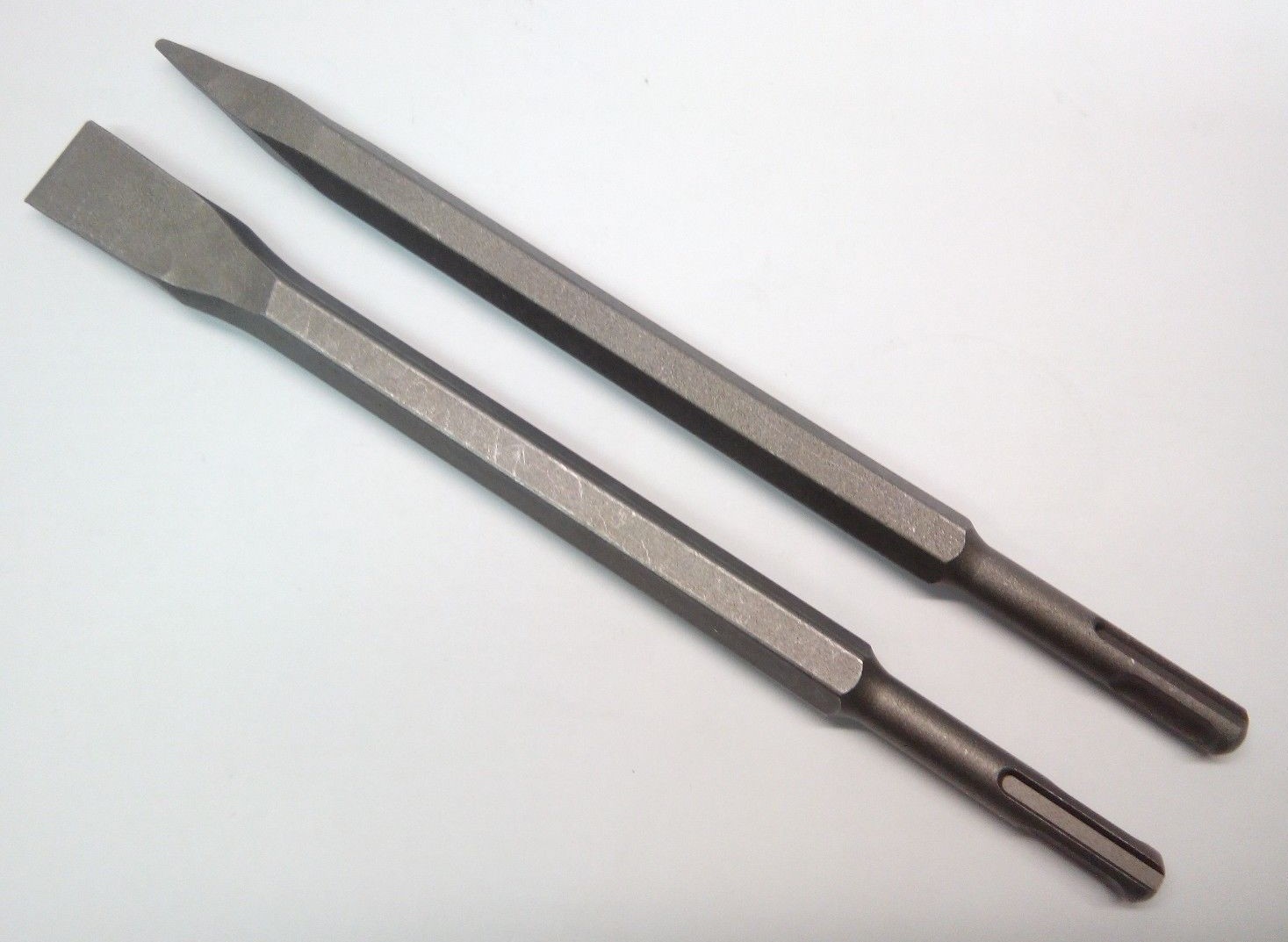 SDS Plus Profi Meißel Set Flachmeißel 250 x 20mm + Spitzmeißel Meisel ...