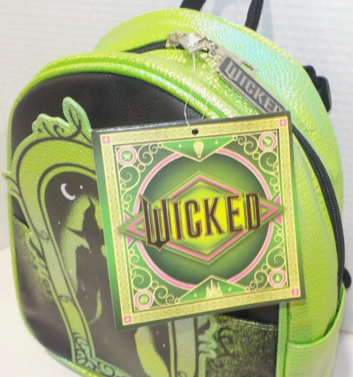 WICKED No One Mourns The Wicked 10.5" Mini BACKPACK Elphaba Green (NWT ...