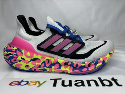 BRAND NEW Adidas UltraBoost Light Lucid Pink/Leopard Women's Shoes ...