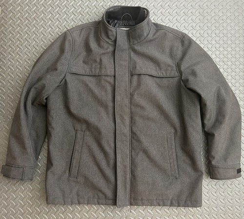 Men's Dockers Size XXL Gray Winter Jacket Full Zip Water Resistant | eBay