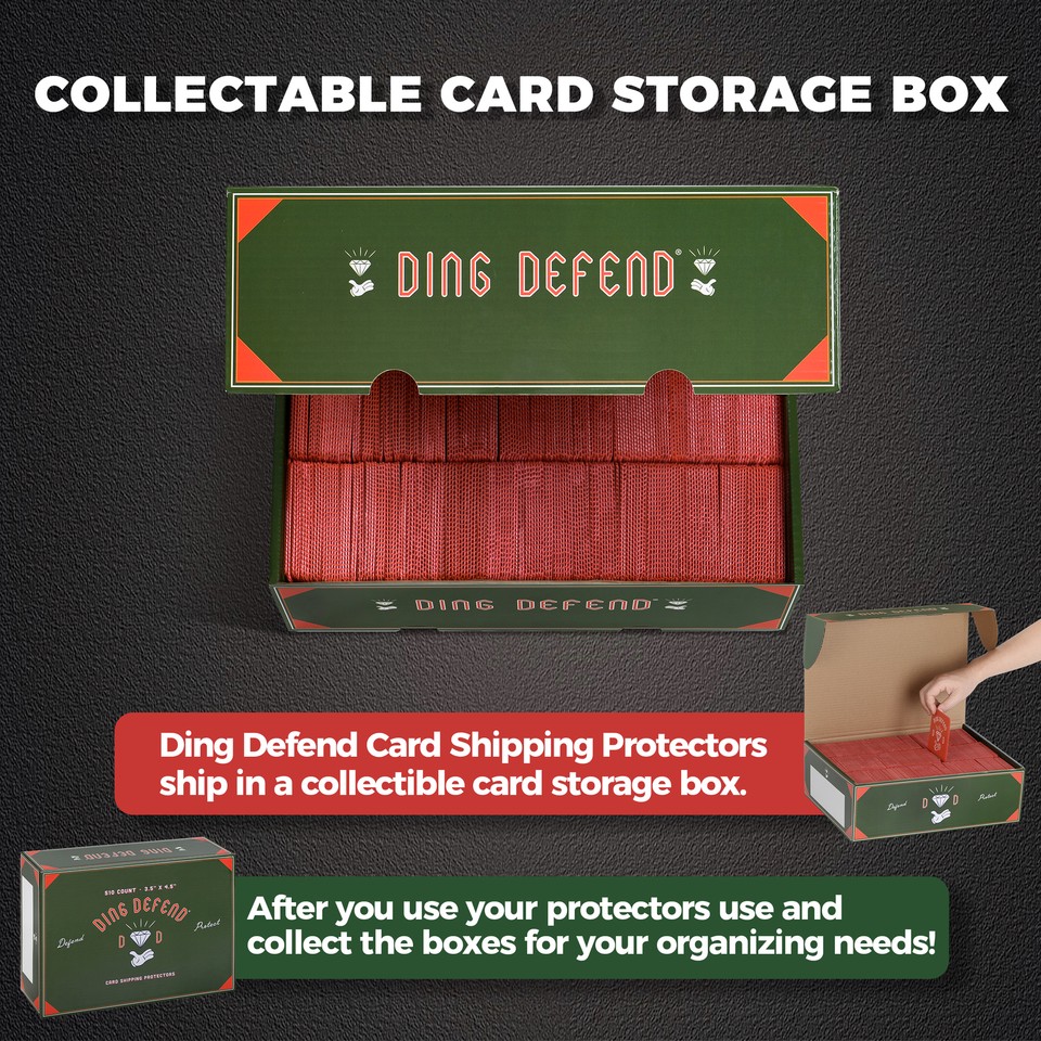 510 Pack Ding Defend Trading Card Mailing Protectors - Diamond Hand ...