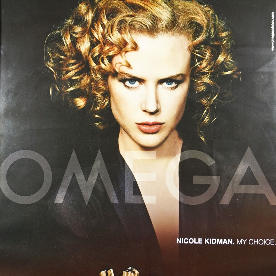 Nicole Kidman My Choice Poster for Omega De Ville 100 x 70 cm 1.Z | eBay