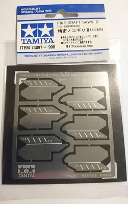Tamiya #74097 Fine Craft Saws II (For Scribing/Line Carving) Craft ...