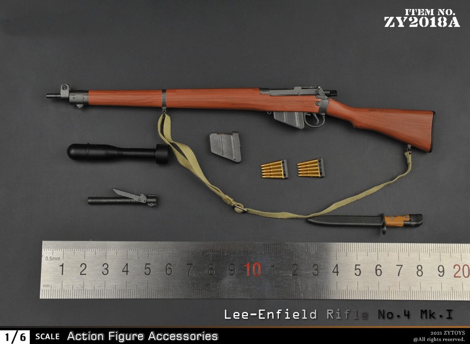 1/6 WWII British Army Rifle NO4MKI Rifle Model For 12"Action Figure ...
