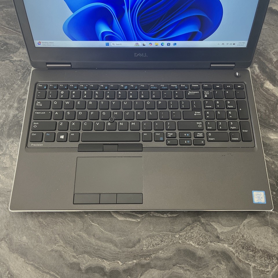 Dell Precision 7540 Intel i5-9400H 2.50GHz 16Gb Ram 512Gb NVME NVIDIA ...