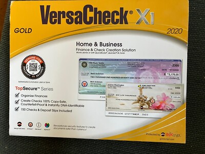 VersaCheck X1 Gold 2020 Home and Business Finance & Check Creation ...
