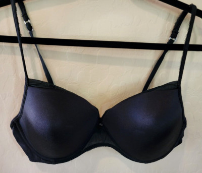 Vanity Fair 38D Smooth Black Full Support Tuxedo Accent Cup Edge Narrow Stra Bra | eBay