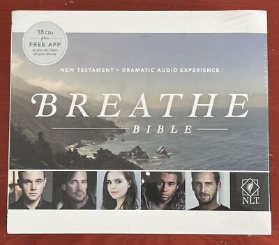 Breathe Bible New Testament NLT Dramatic Audio Experience 18-CD Set NEW ...