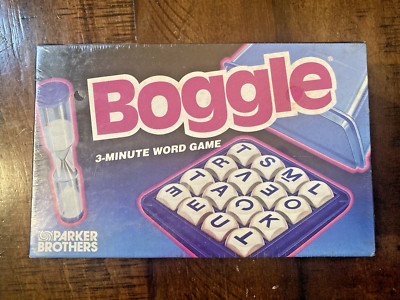 Boggle Parker Bros Classic Letter Cube Word Game 1992 - New Sealed | eBay