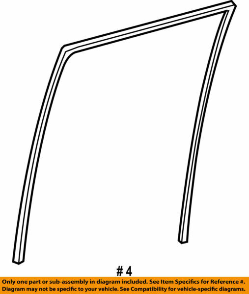 68152-60060 Toyota Run, rear door glass, lh 6815260060, New Genuine OEM ...