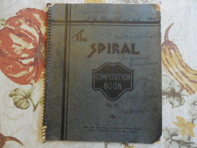 World War 2 Bombadier handwritten manual, Original | eBay