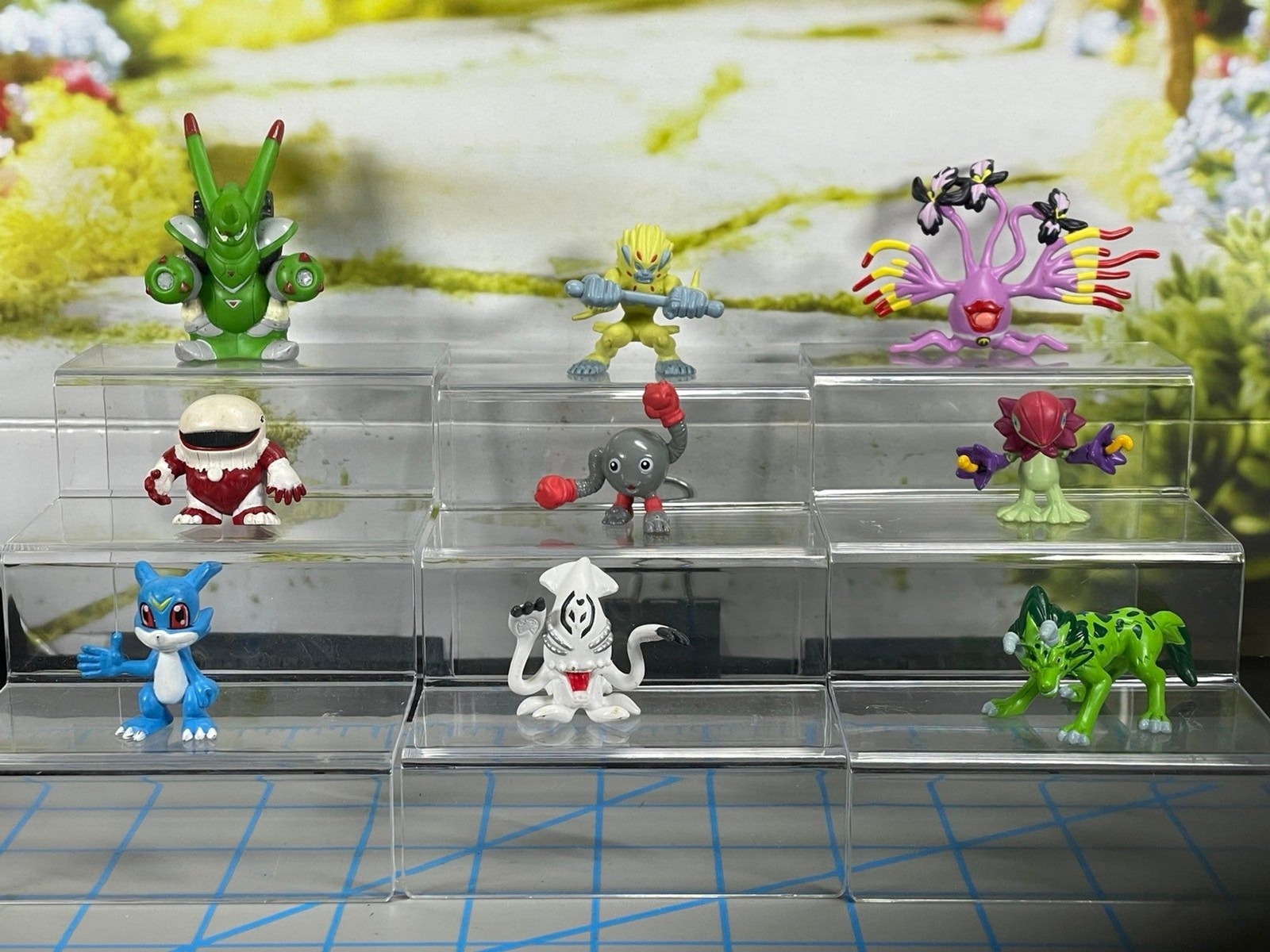Digimon Monster Rancher PVC Mini Figure Figurine Lot of 9 Bandai Finger ...