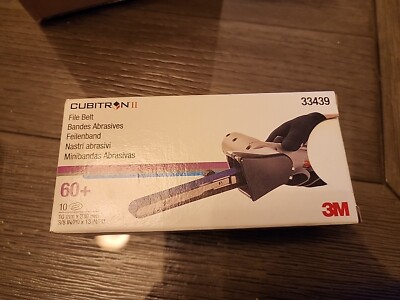 3M 33439 Cubitron II Purple 3/8 in. x 13 in. 60+ Grit File Sanding Belt ...
