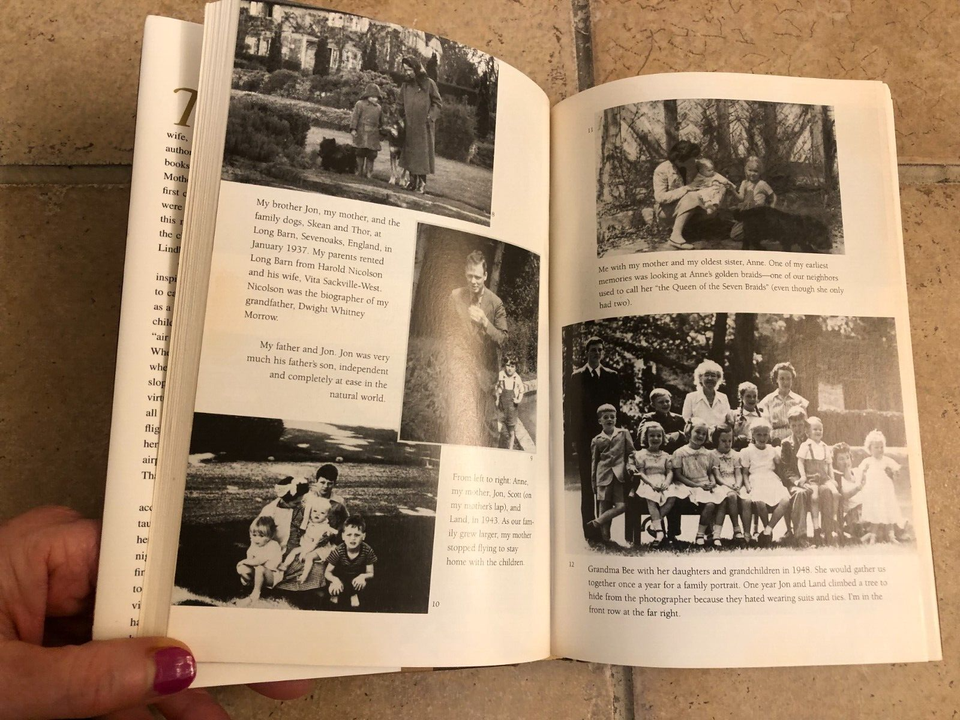 Lot of 3 Lindbergh HC Books - 1 SIGNED! Reeve Lindbergh +2 Anne Morrow ...