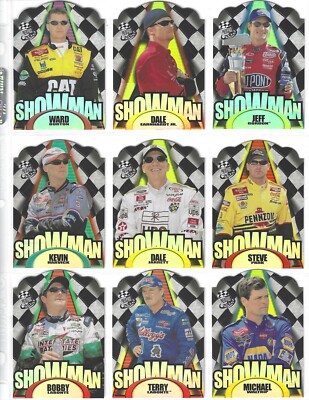 2002 Press Pass SHOWMAN-Complete 12 card set-Straight from packs to ...