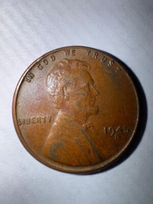 1945 d Minted Copper Penny with L error | eBay