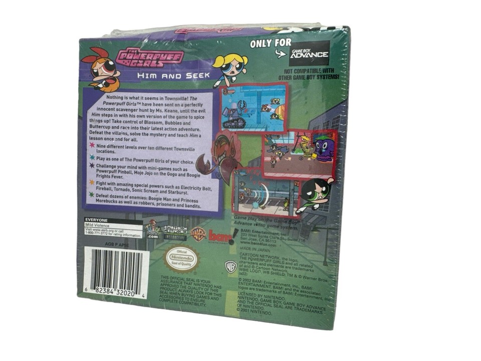 Powerpuff Girls: Him and Seek (Nintendo Game Boy Advance, 2002) NEW ...