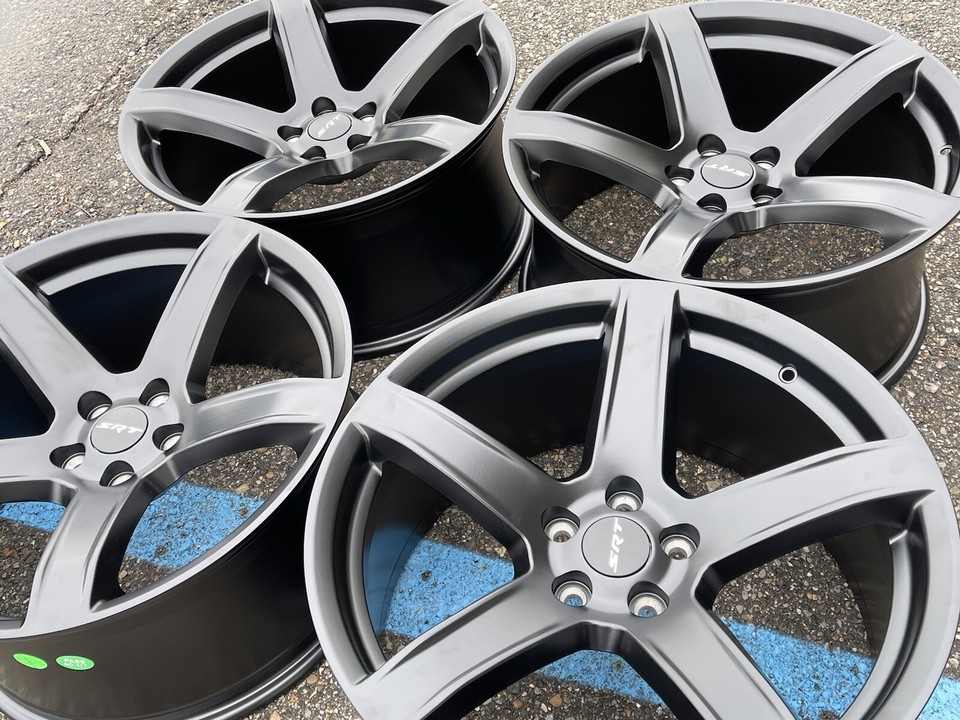 HELLCAT 5-SPOKE WHEELS 20” DODGE CHARGER CHALLENGER 20x9.5 SCATPACK SRT ...