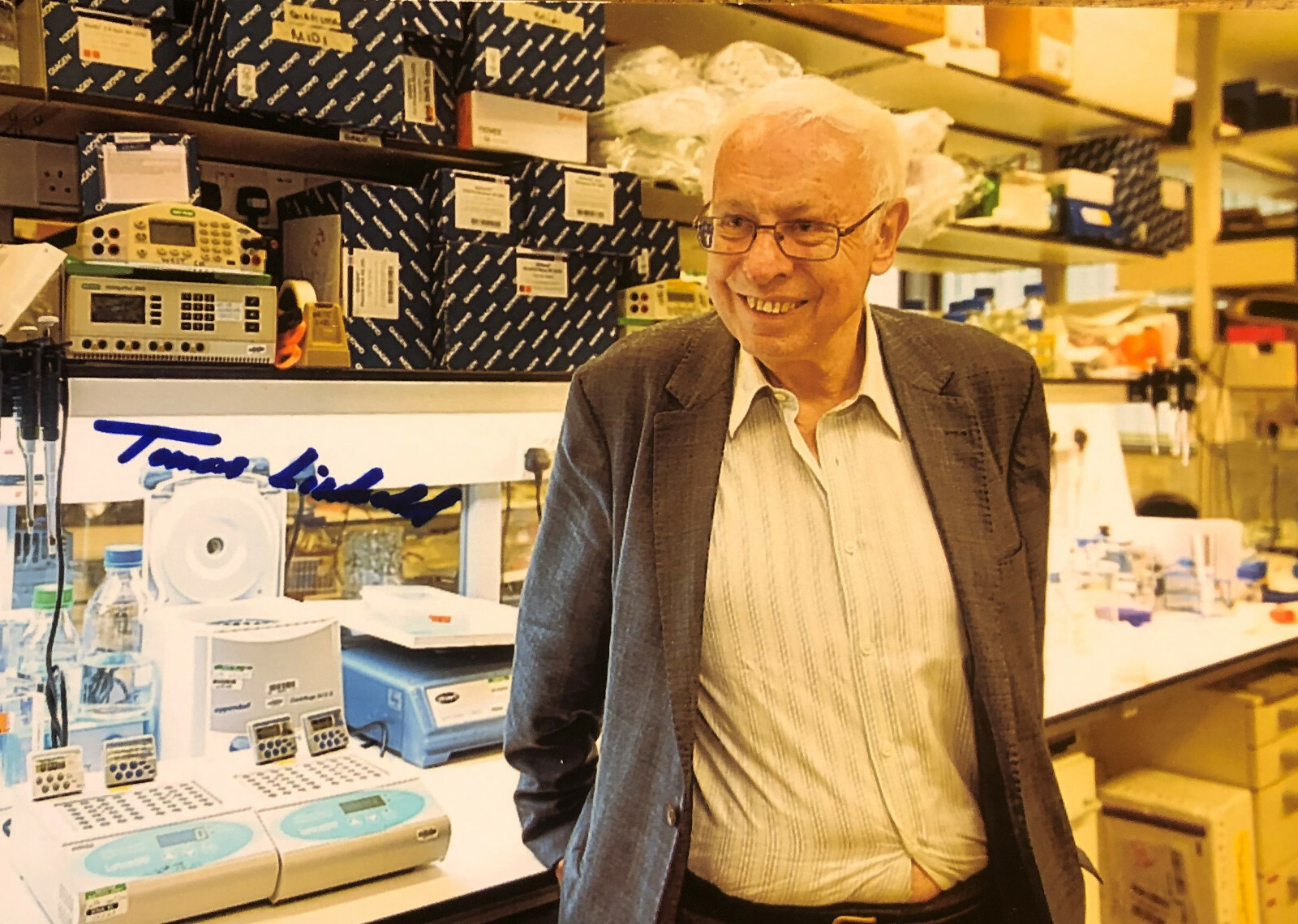 Tomas Robert Lindahl (Nobel Prize Chemistry 2015) Hand Signed ...