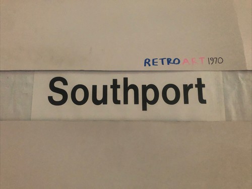 Southport - British Rail 34 Train Destination Blind 20" Bus - Gift ...