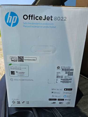 HP OfficeJet 8022 Wireless All-in-One Color Inkjet Printer for sale ...
