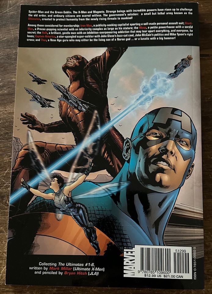 The Ultimates - SUPER-HUMAN VOL. 1 - Graphic Novel TPB - Marvel | eBay
