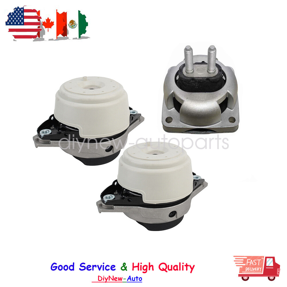 3Pcs Engine & Trans Mount Set For 12-18 Mercedes-Benz GL GLE GLS ML 3 ...