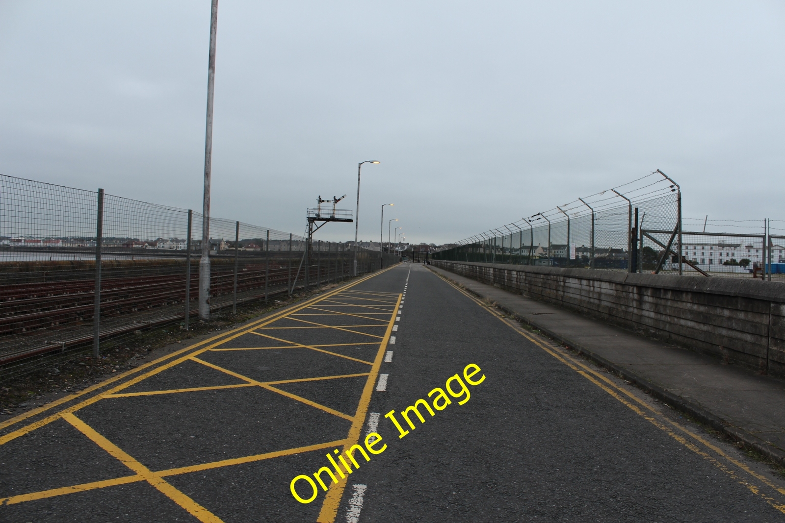 Photo 6x4 Exit Road from Stranraer Railway Station c2013 | eBay