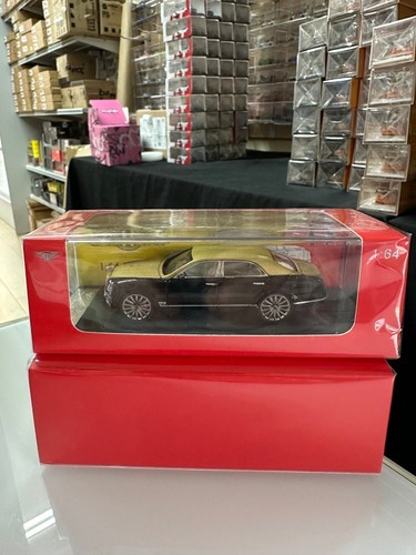 BENTLEY MULSANNE SPORT BLACK GOLD TOP 1/64 DIECAST CAR MODEL BY SC ...