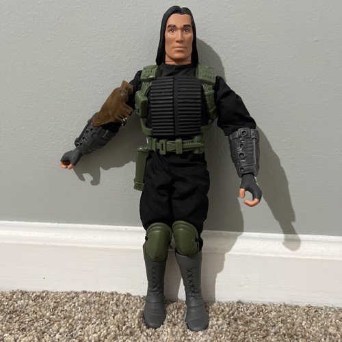 Hasbro GI Joe 1996 12” Mattel Soldier Figure Scar Face Native American ...