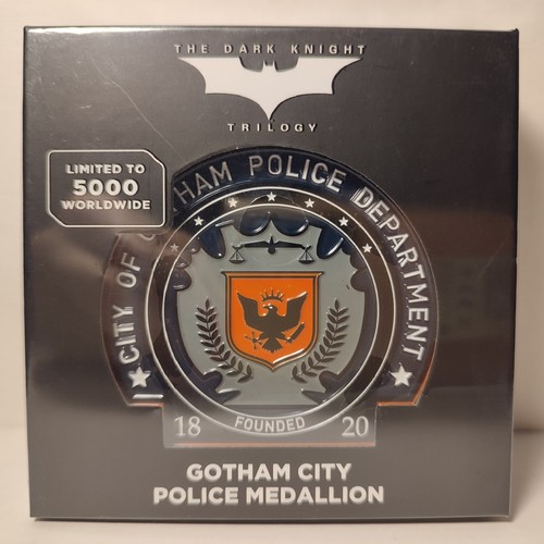 Batman The Dark Knight Gotham City Police Department Badge Medallion ...