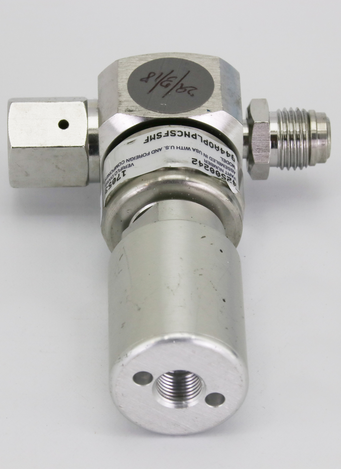 12516 VERIFLO DIA VLV, ¼" MVCR & FVCR, P/N: 42500242 944AOPLPNCSFSMF | eBay