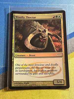Magic the Gathering MTG WPN Promo WOOLLY THOCTAR Foil | eBay